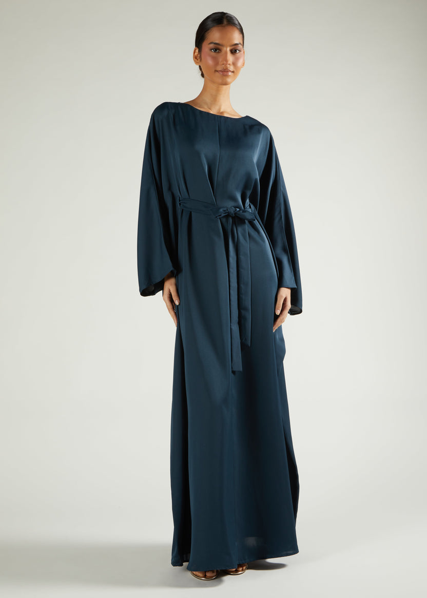 Loose Fit Abaya Charcoal Green | Modest Abayas | Aab Modest Wear – Aab ...